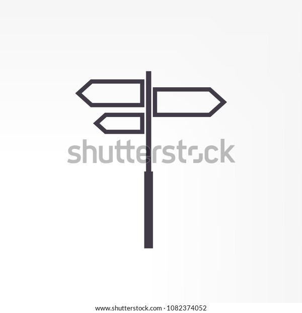 Road Signs Isolated On Transparent Background Stock Vector (Royalty ...