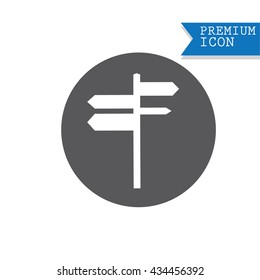 Road Signs Stand Icon: เวกเตอร์สต็อก (ปลอดค่าลิขสิทธิ์) 434456392 ...