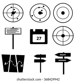 Road Signs Target: เวกเตอร์สต็อก (ปลอดค่าลิขสิทธิ์) 368429942 ...
