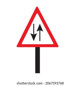 Road Traffic Sign Open Side Stock Vector (Royalty Free) 2067593768 ...