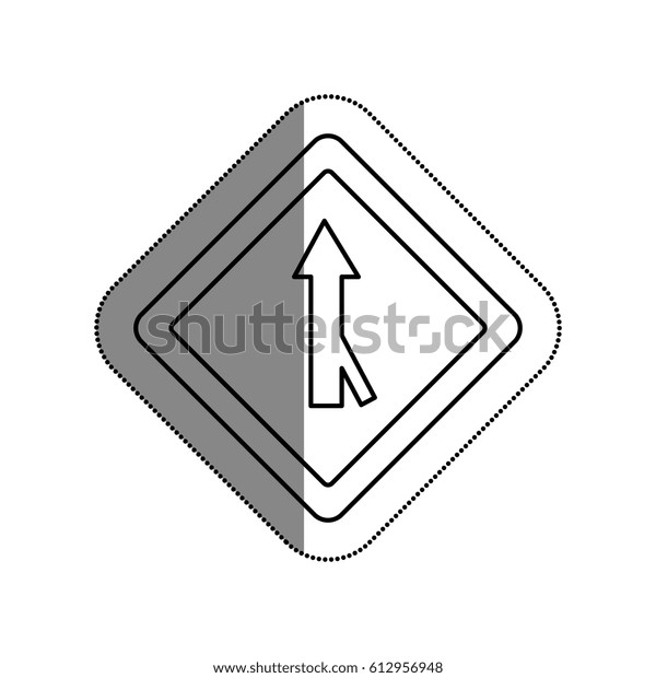Road Traffic Signal Arrow Stock Vector (Royalty Free) 612956948 ...