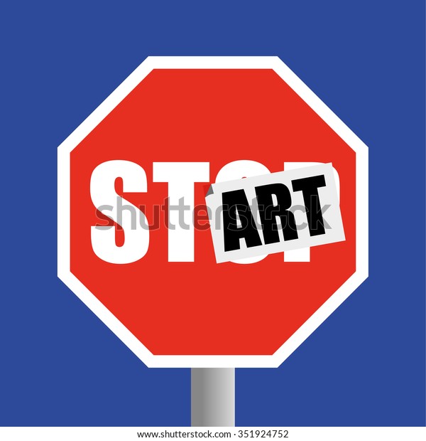 Road Traffic Stop Sign Sticker Word Stock Vector (Royalty Free ...