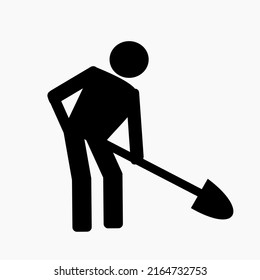 4,425 Man digging sign Images, Stock Photos & Vectors | Shutterstock