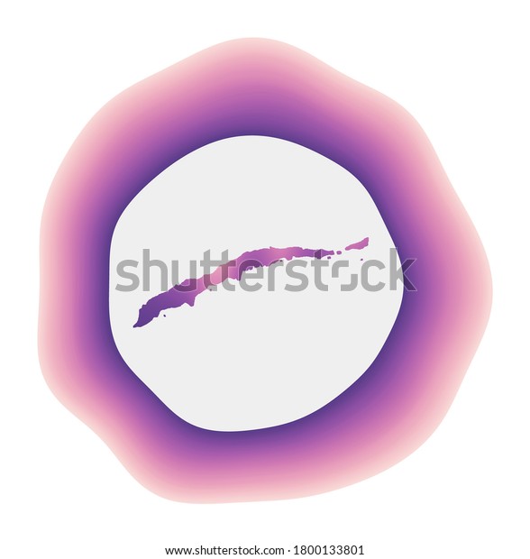 Roatan Icon Colorful Gradient Logo Island Stock Vector (Royalty Free ...