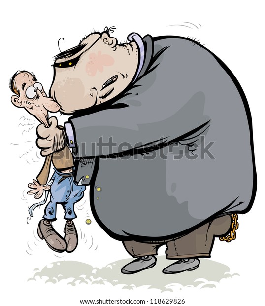 Robbery Cartoon Illustration Stock Vector (Royalty Free) 118629826