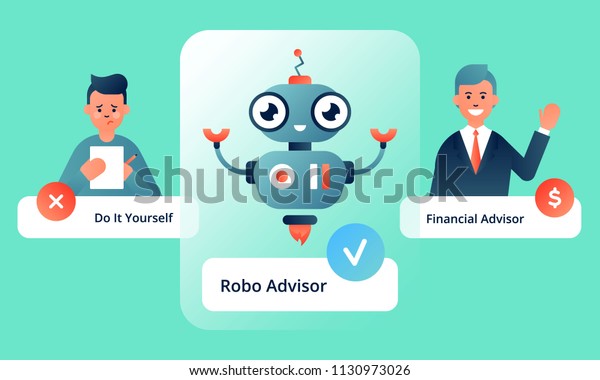 Robo Advisors Advantages Over Doing Financial Stock Vector (Royalty ...