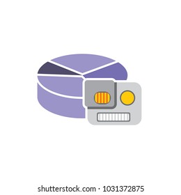 Robot Chart Logo Icon Design Stock Vector (Royalty Free) 1031372875 ...