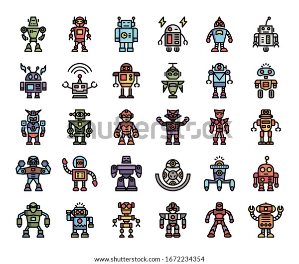6,357 Android Outline Images, Stock Photos & Vectors | Shutterstock