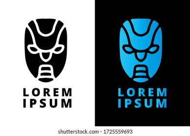 Robot Head Logo Design Conceptwith Modern Stock Vector (Royalty Free ...