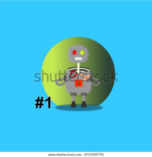 Robot Human Hands Bones Stock Vector (Royalty Free) 1953509791 ...
