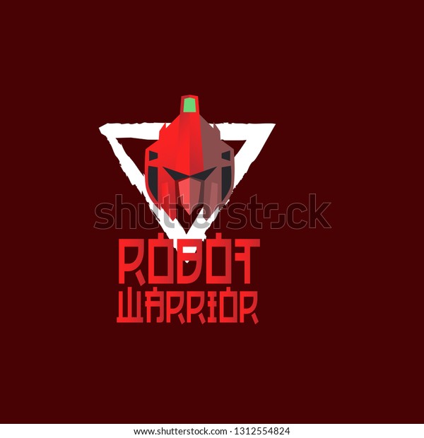 Robot Warrior Logo Game Team Organization Stock Vector (Royalty Free ...