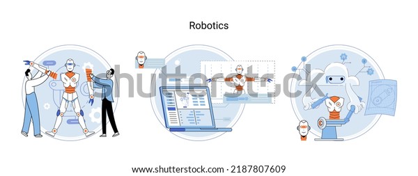 Robotics Scientific Technical Metaphor Production Application Stock ...