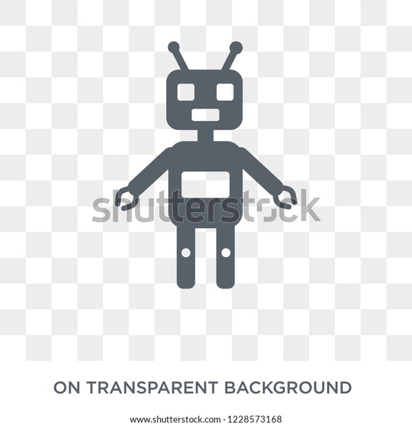 Robots Humans Icon Trendy Flat Vector Stock Vector (Royalty Free ...