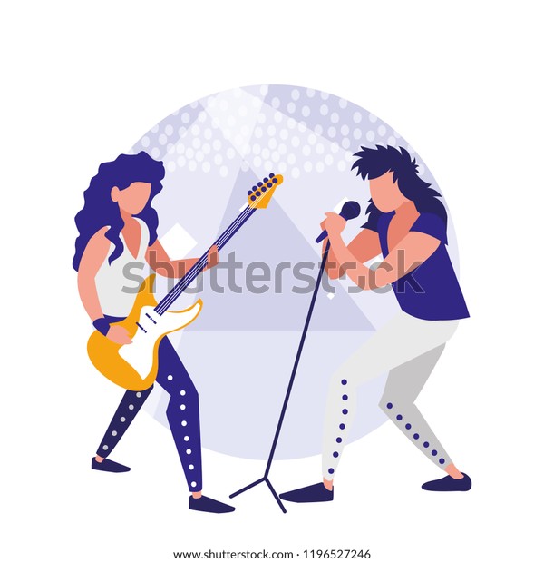 Rock Band Design Stock Vector (Royalty Free) 1196527246 | Shutterstock