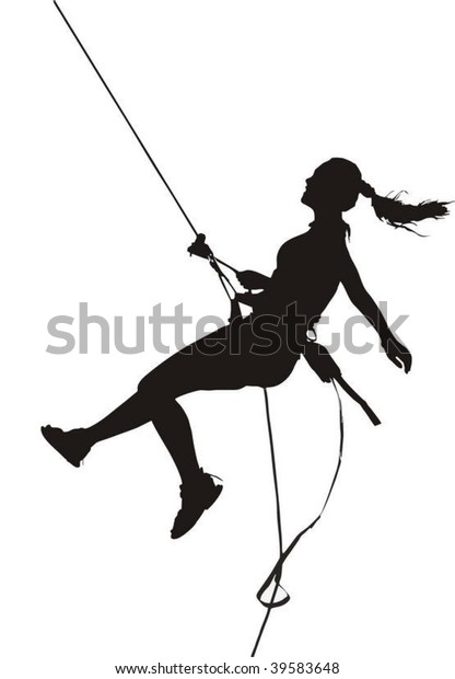 916 Rappelling Silhouette Images, Stock Photos & Vectors | Shutterstock