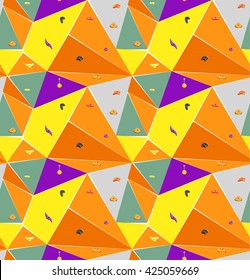 Rock Climbing Training Wall Seamless Pattern Stock Vector (Royalty Free ...
