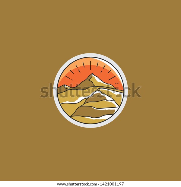 Rock Hill Logo Vector Icon Stock Vector (Royalty Free) 1421001197 ...