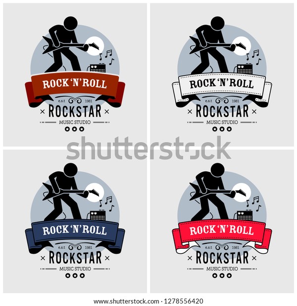 12 Stick Figure Rock N Roll Images, Stock Photos & Vectors | Shutterstock
