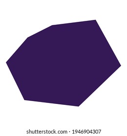Rock Shape Silhouette Vector Illustration Icon Stock Vector (Royalty ...