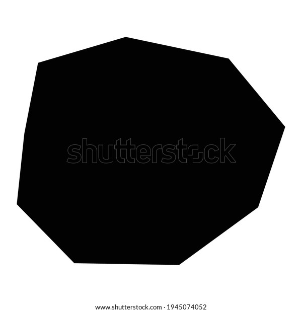 Rock Shape Silhouette Vector Illustration Icon Stock Vector (Royalty ...