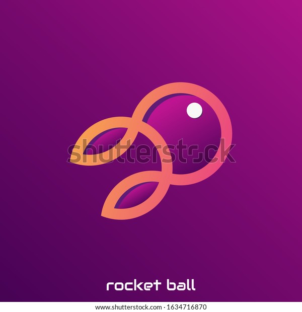 Rocket Ball Illustration Space Stock Vector (Royalty Free) 1634716870 ...