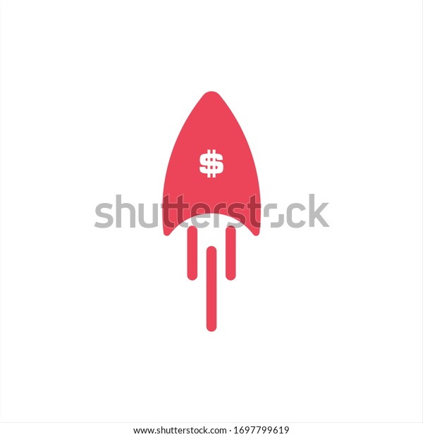 Rocket Dollar Sign Logo Design Concept Stock Vector (Royalty Free ...