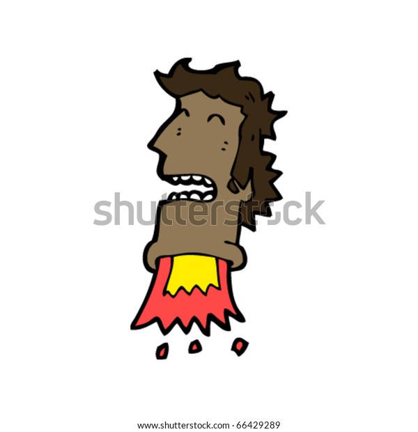 Rocket Head Cartoon Stock Vector (Royalty Free) 66429289 | Shutterstock