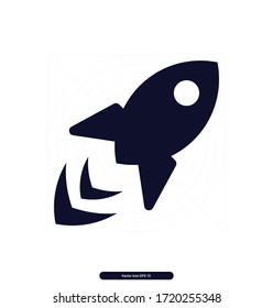 Rocket Icon Boost Speed Icon Speed Stock Vector (Royalty Free ...