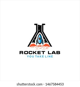 Rocket Lab Logo Design Template Vector Stock Vector (Royalty Free ...