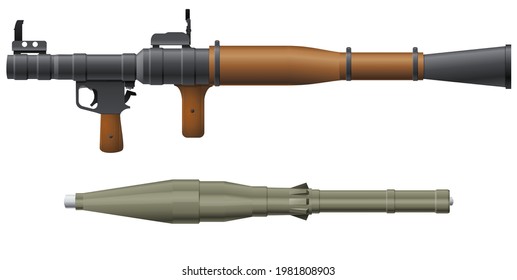 Rocket Launcher Rocket Cut Out Stock Vector (Royalty Free) 1981808903 ...