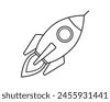Rocket Ship Outline: Over 21,362 Royalty-Free Licensable Stock ...