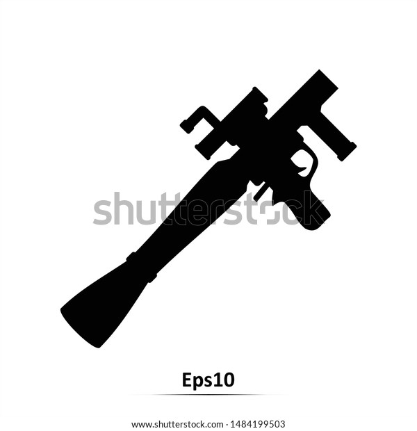 Rocket Propelled Grenade Launcher Icon Vector Stock Vector (Royalty ...