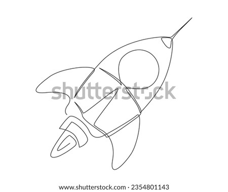 Rocket Ship Outline | Free download on ClipArtMag
