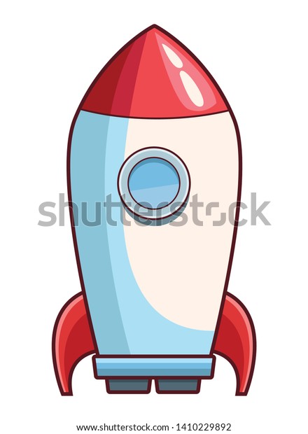 Rocket Skyrocket Cartoon Vector Illustration Graphic Stock Vector ...
