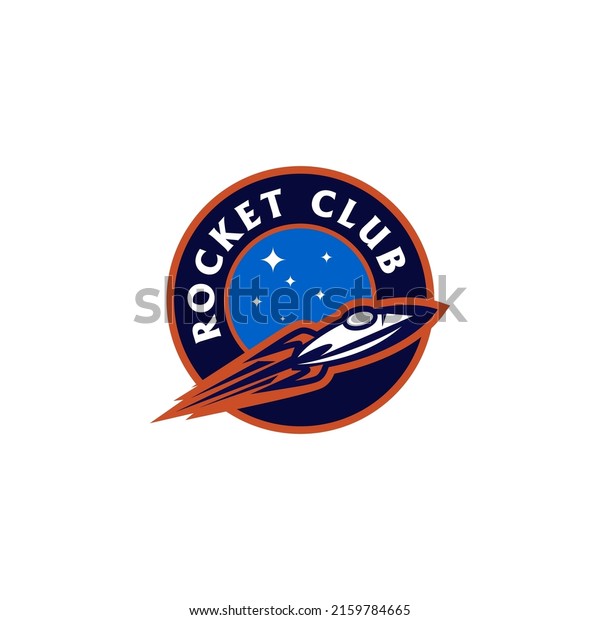 Rocket Space Logo Design Concept Vector Stock Vector (Royalty Free ...
