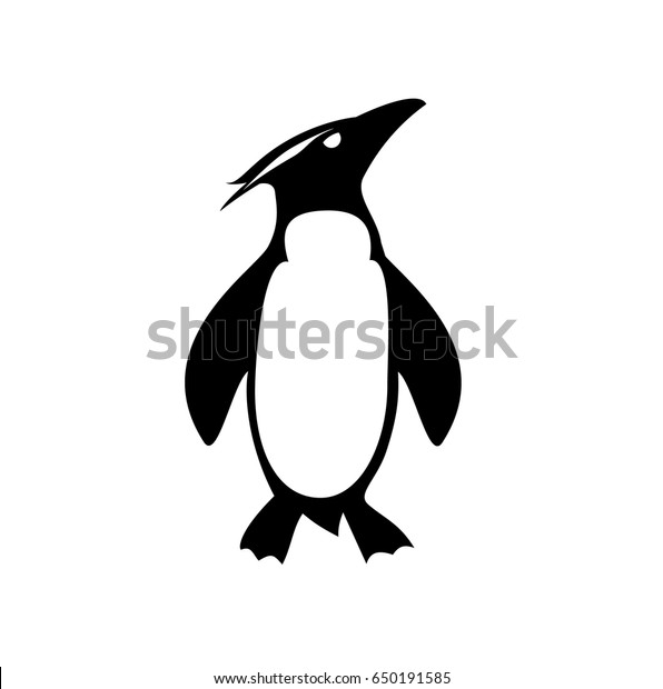 Rockhopper Penguin Vector Logo Sign Symbol Stock Vector (Royalty Free ...