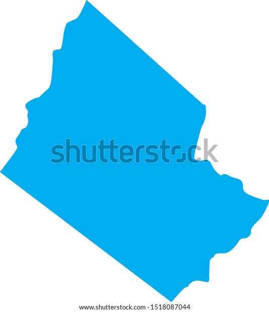 Rockingham County Map State Virginia Stock Vector (Royalty Free ...