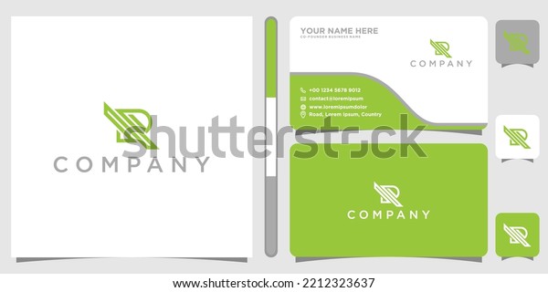 Rockline Letter R Logo Template Design Stock Vector (Royalty Free ...