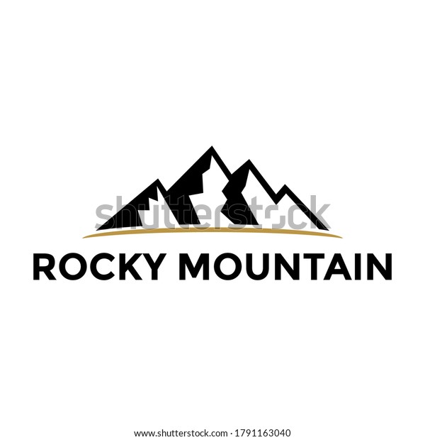 Rocky Mountain Logo Designs Vector Stock Vector (Royalty Free ...