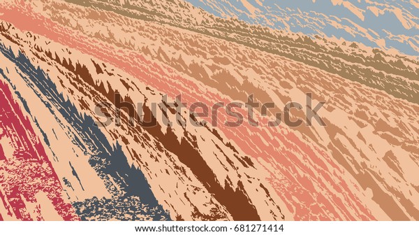 Rocky Surface Texture Derived Organic Nature Stock Vector (Royalty Free ...