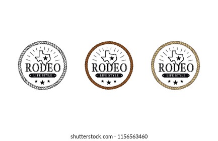Rodeo Ropes Logo Stock Vector (Royalty Free) 1156563460 | Shutterstock