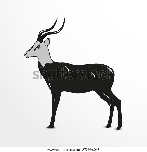 Roe Vector Illustration Animal Collection Stock Vector (Royalty Free ...