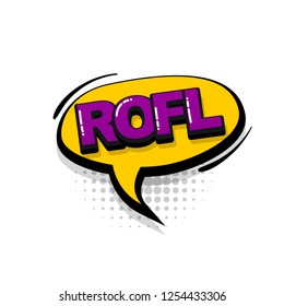Rofl Lol Comic Text Collection Sound: เวกเตอร์สต็อก (ปลอดค่าลิขสิทธิ์ ...