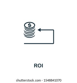 Roi Icon Outline Style Thin Line Stock Vector (Royalty Free) 1548841070 ...