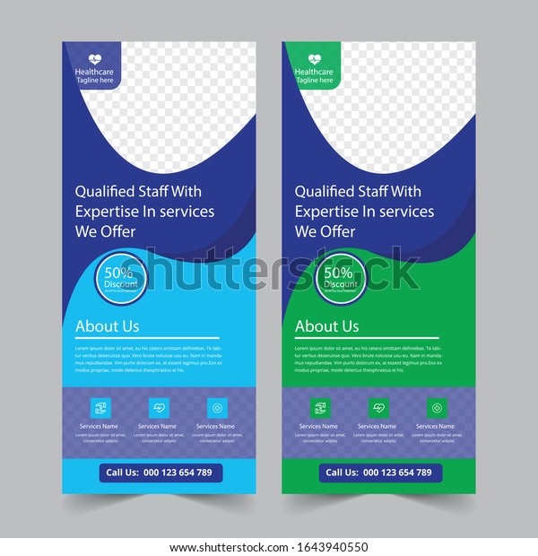 Roll Banner Design Print Template Stock Vector (Royalty Free ...