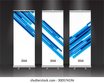 Roll Banner Stand Design Vector Stock Vector (Royalty Free) 316708442