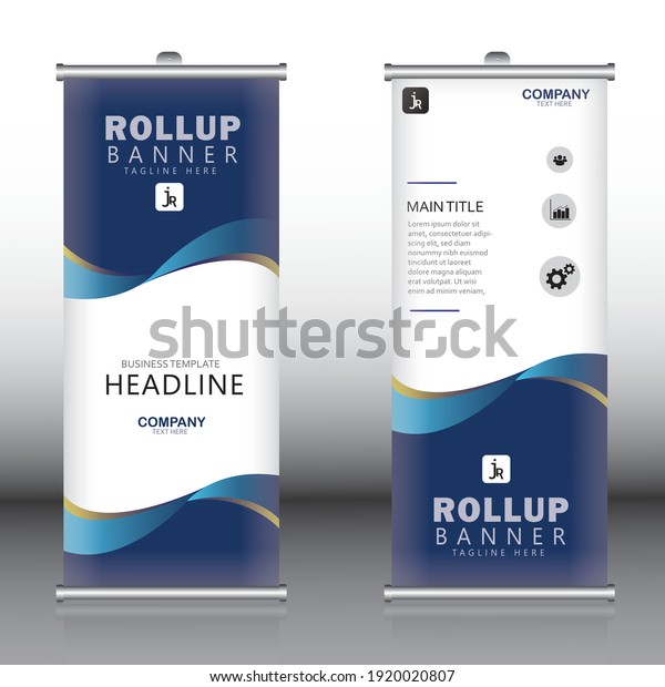 Roll Banner Vector Illustration: เวกเตอร์สต็อก (ปลอดค่าลิขสิทธิ์ ...