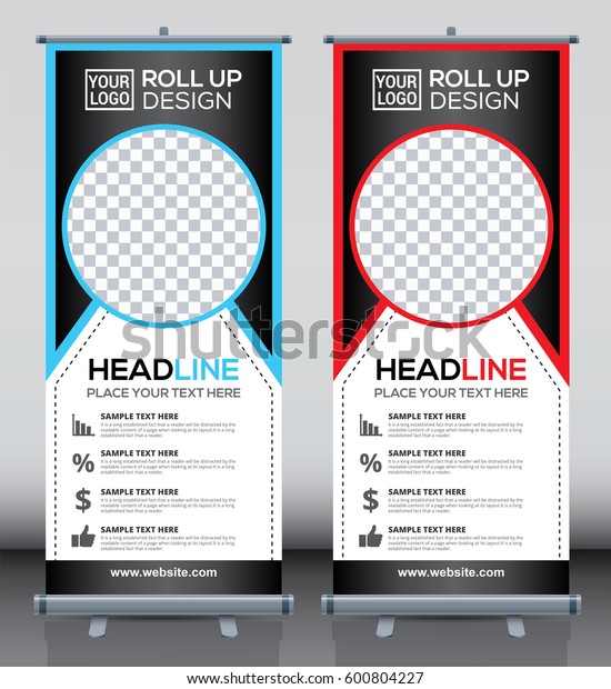 Roll Brochure Flyer Banner Design Template Stock Vector (Royalty Free ...