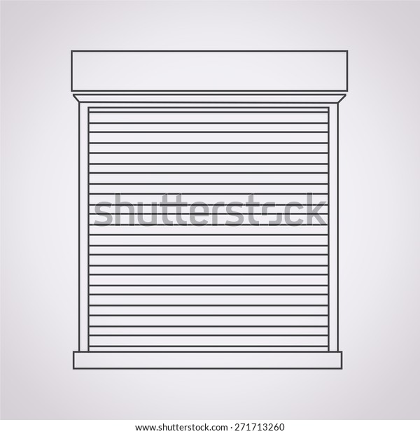 Roll Door Icon Stock Vector (Royalty Free) 271713260 | Shutterstock