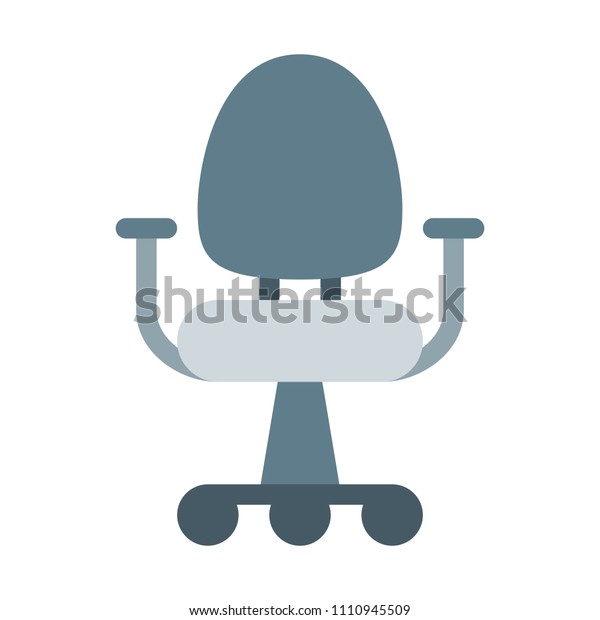 Rolling Office Chair Stock Vector (Royalty Free) 1110945509 | Shutterstock